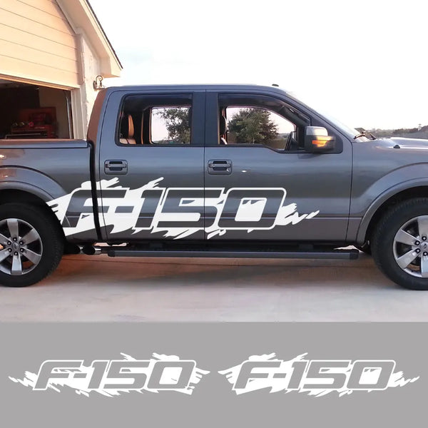 Ford F150 Side Stickers – R&E Wraps and Graphics LTD